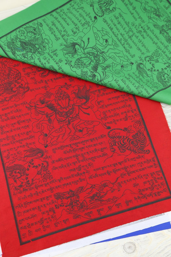 Extra Large Tibetan Windhorse Prayer Flags - DharmaShop