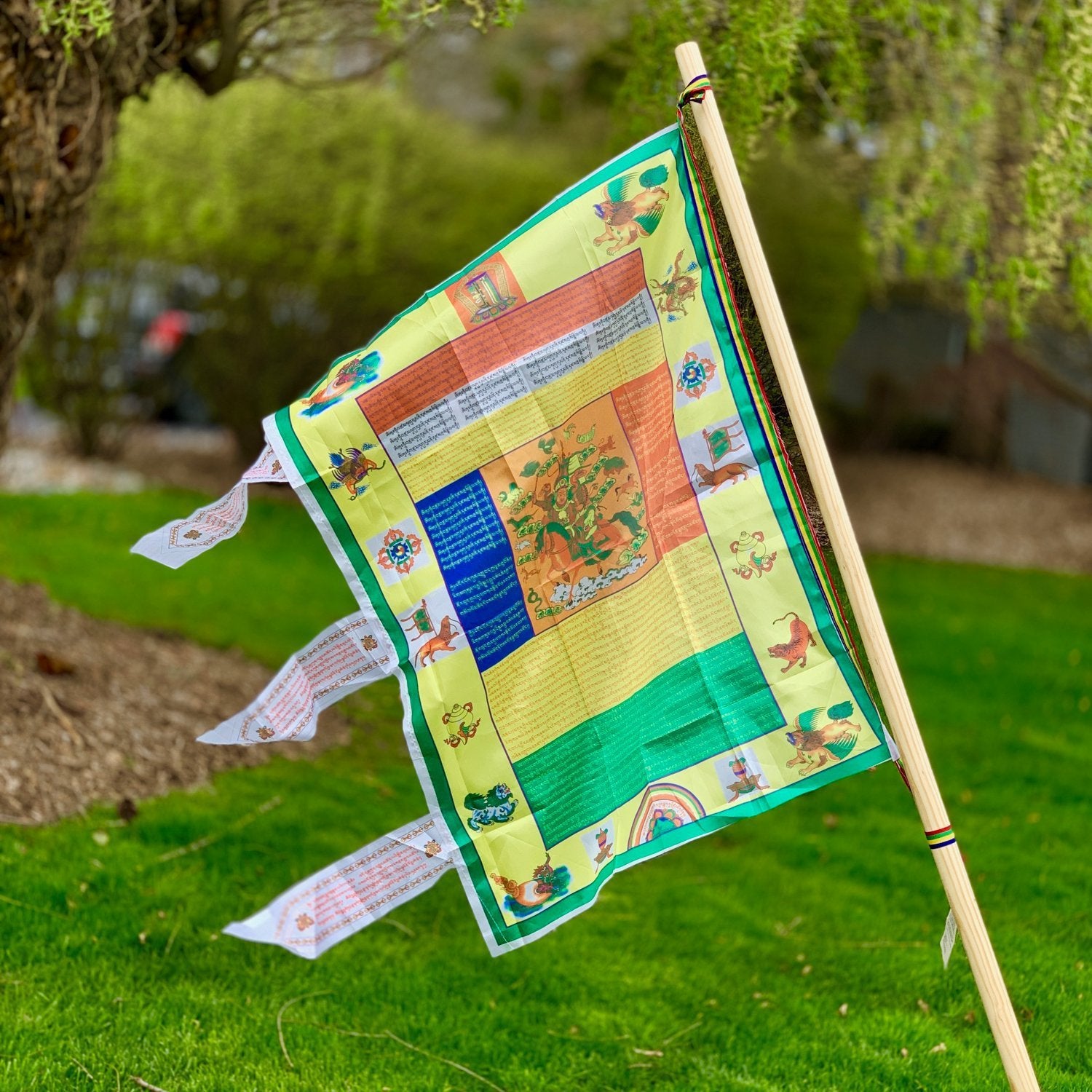 Ling Gesar Warrior Banner - DharmaShop