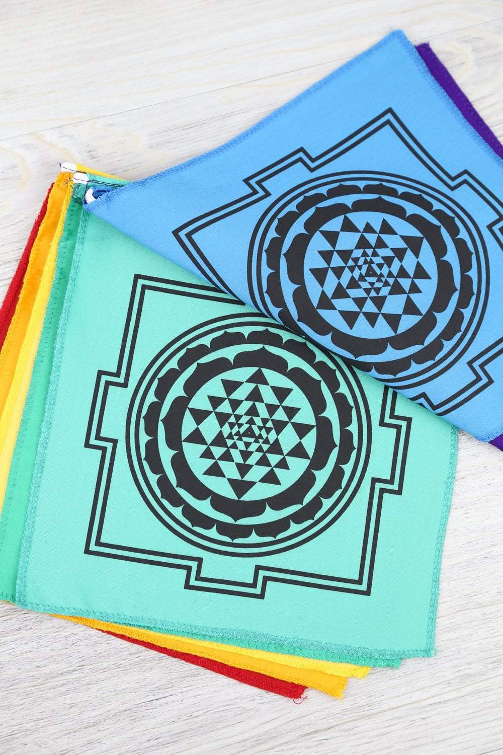 Mandala Sacred Geometry Prayer Flags - DharmaShop