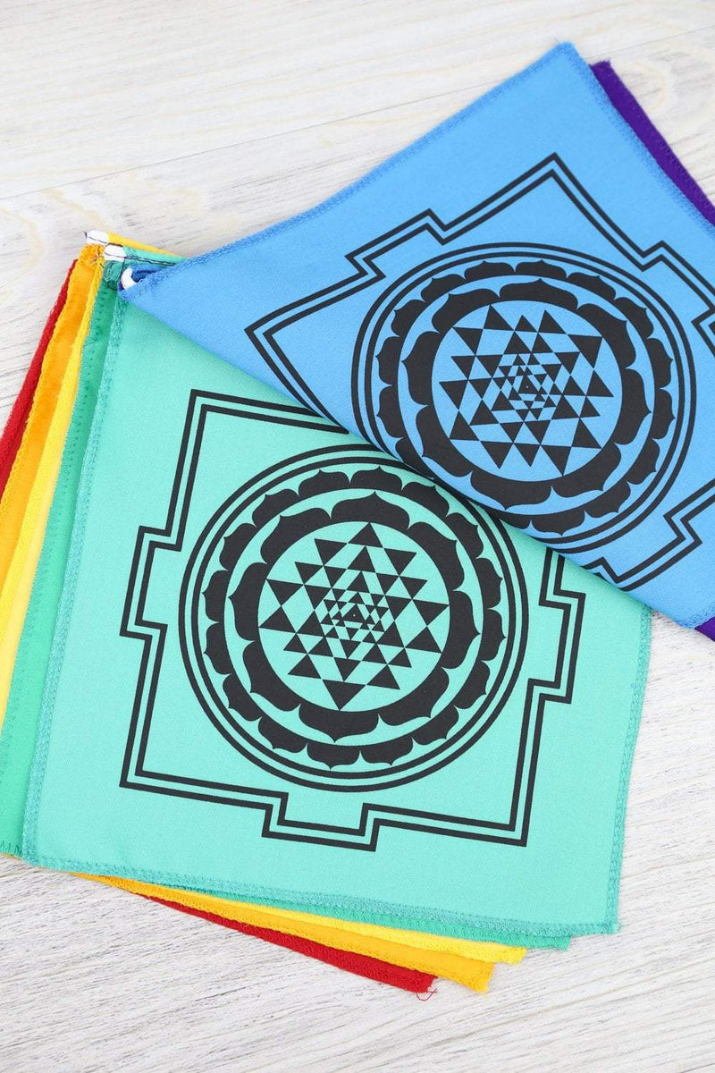 Mandala Sacred Geometry Prayer Flags - DharmaShop