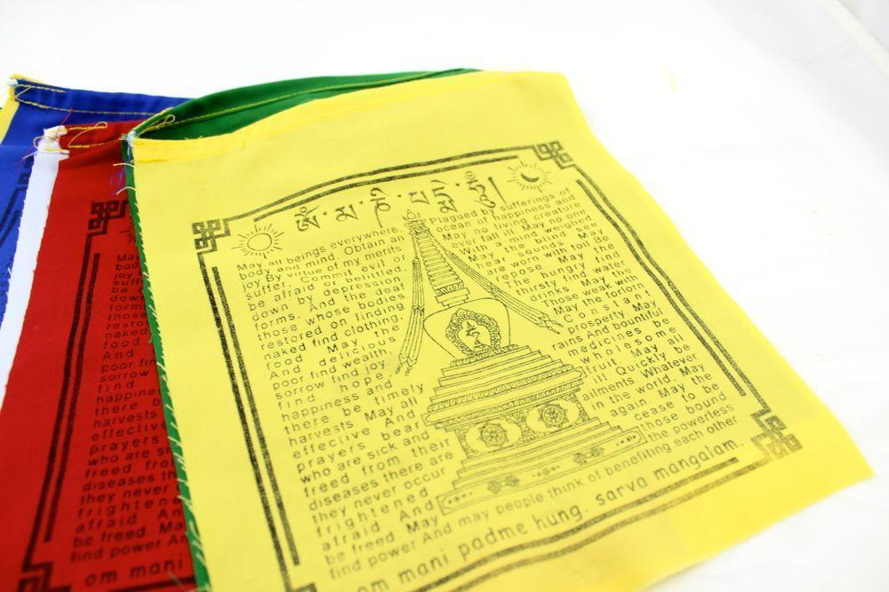 Dalai Lama Stupa Prayer Flags - DharmaShop