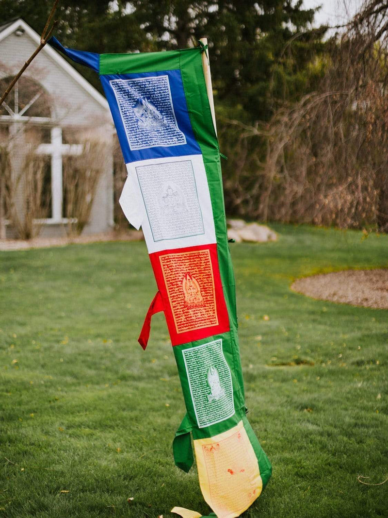 Multi-Color Vertical Prayer Flags - DharmaShop