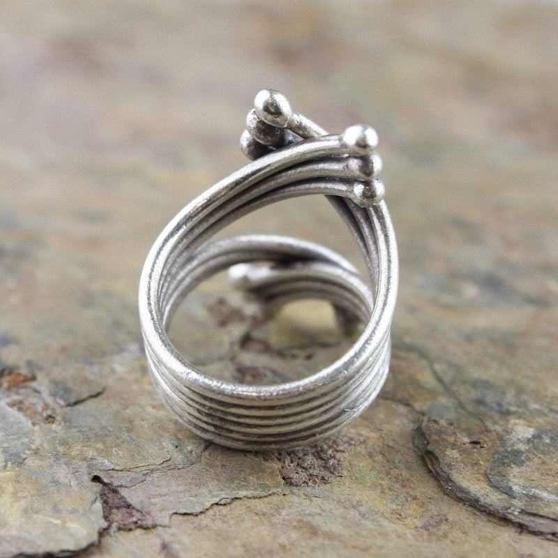 Intertwining Silver Ring - DharmaShop