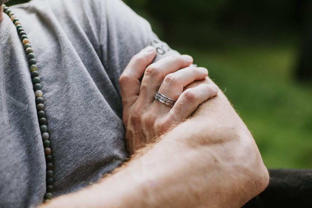 Ocean Waves Spinning Ring - DharmaShop