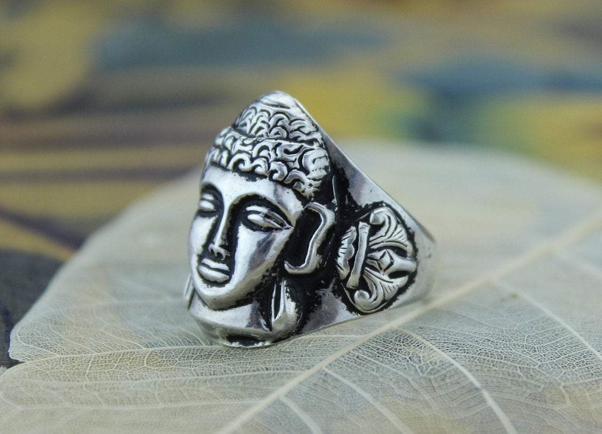 Sterling Silver Buddha Ring - DharmaShop