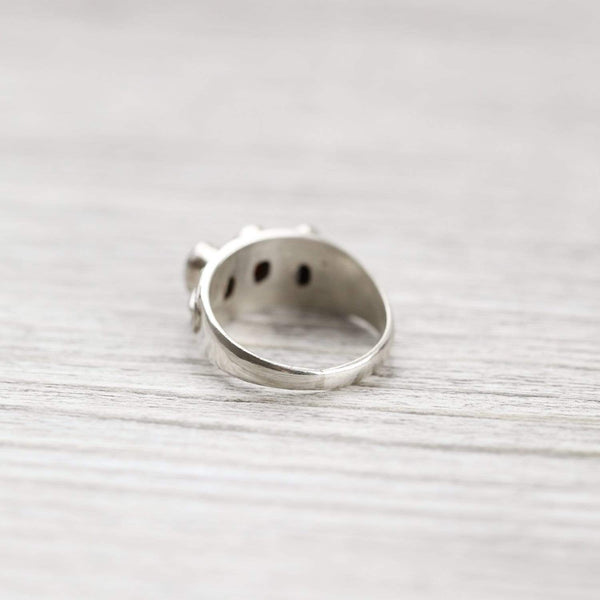 Turquoise and Coral Prosperity Ring - DharmaShop