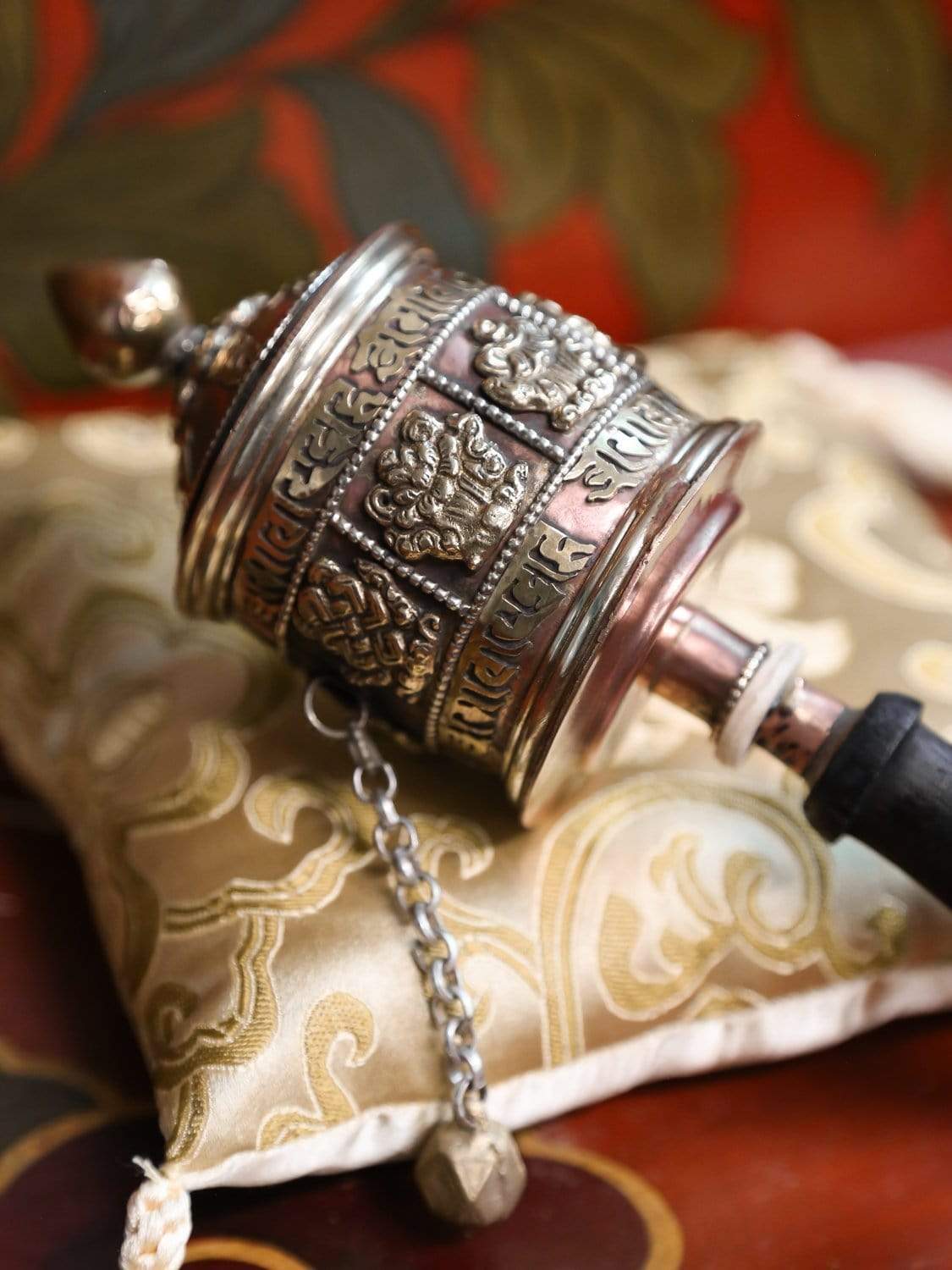 One of a kind Large Prayer Wheel - DharmaShop