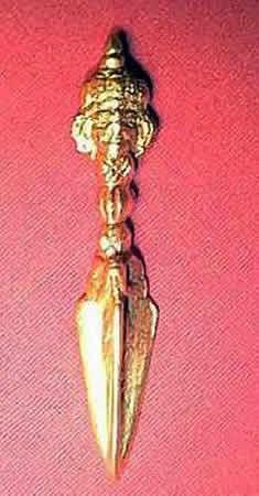 Small Brass Phurba - DharmaShop