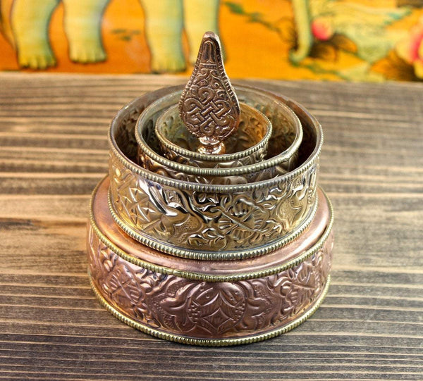 Small Copper Mandala Set - DharmaShop