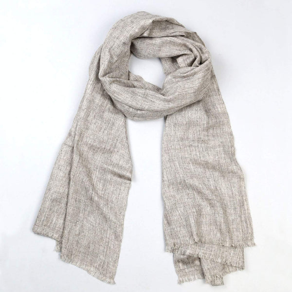 100% Cashmere Scarf in Grey - DharmaShop