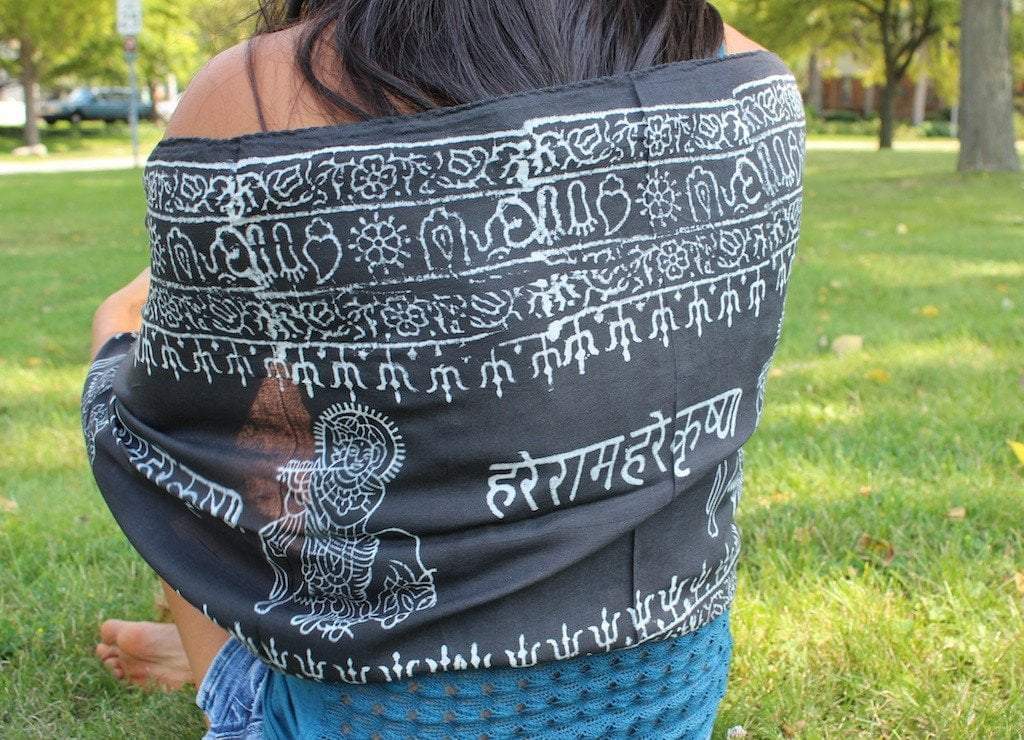 Prayer Scarf in Black - DharmaShop