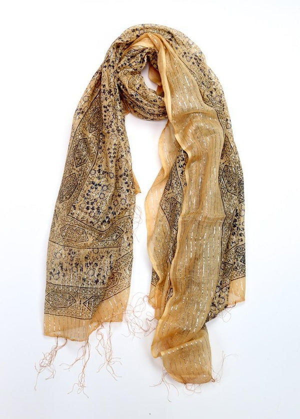 Sheer Dharma Scarf in Antique Peach - DharmaShop
