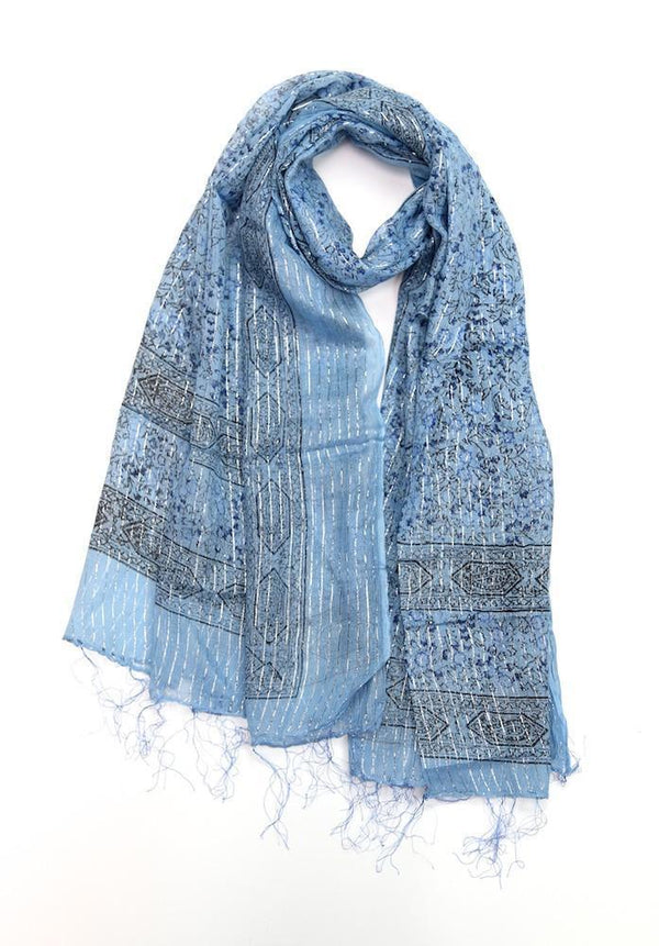 Sheer Dharma Scarf in Sky Blue - DharmaShop