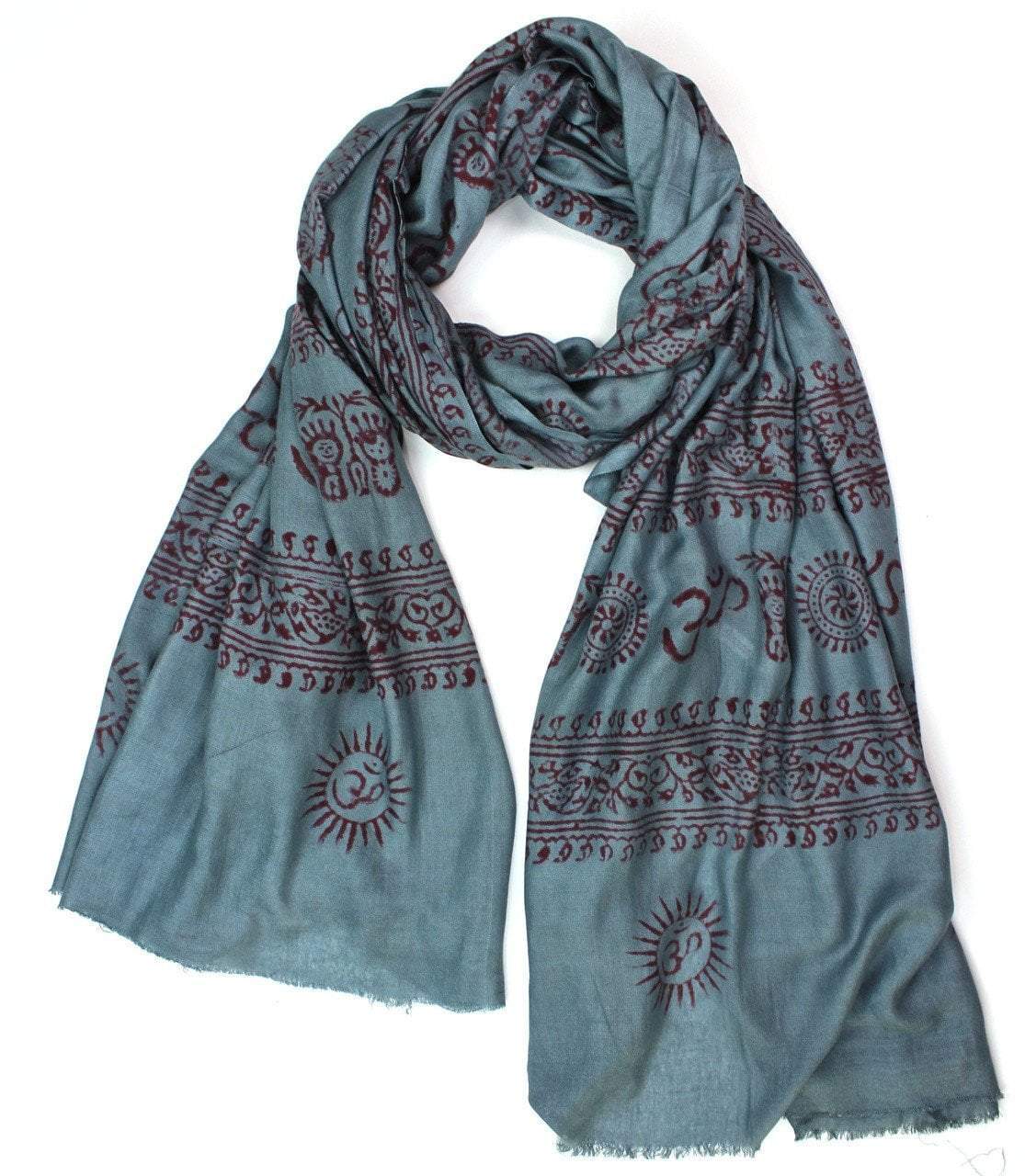 Steel Blue Deity Scarf/Shawl - DharmaShop