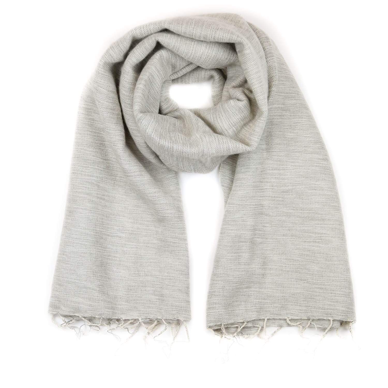 Himalayan Wool Shawl in Natural - DharmaShop