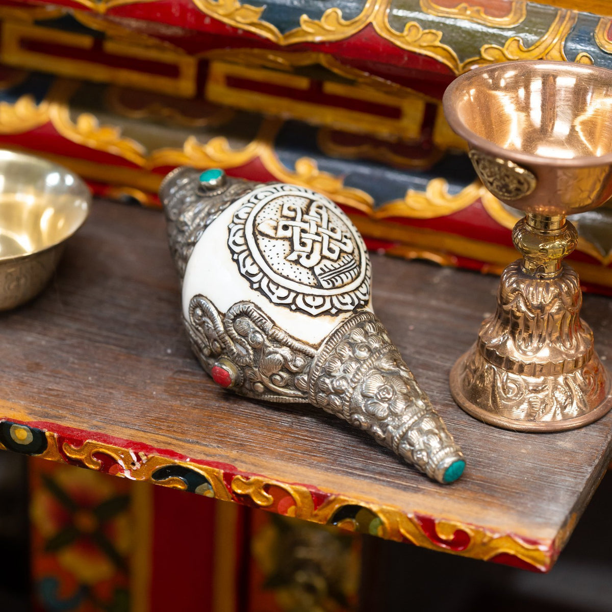 Auspicious Conch Shell - DharmaShop