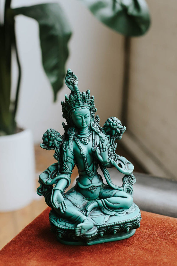 Green Tara Savior-Goddess Statue - DharmaShop