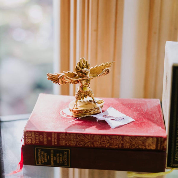 Small Golden Garuda Statue - DharmaShop