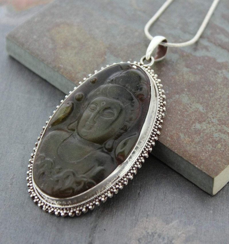Jade Tara Pendant from Kathmandu - DharmaShop