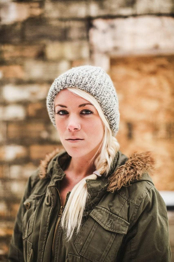 Our Grey Himalayan Wool Knitted Hat - DharmaShop