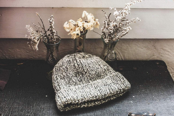 Our Grey Himalayan Wool Knitted Hat - DharmaShop