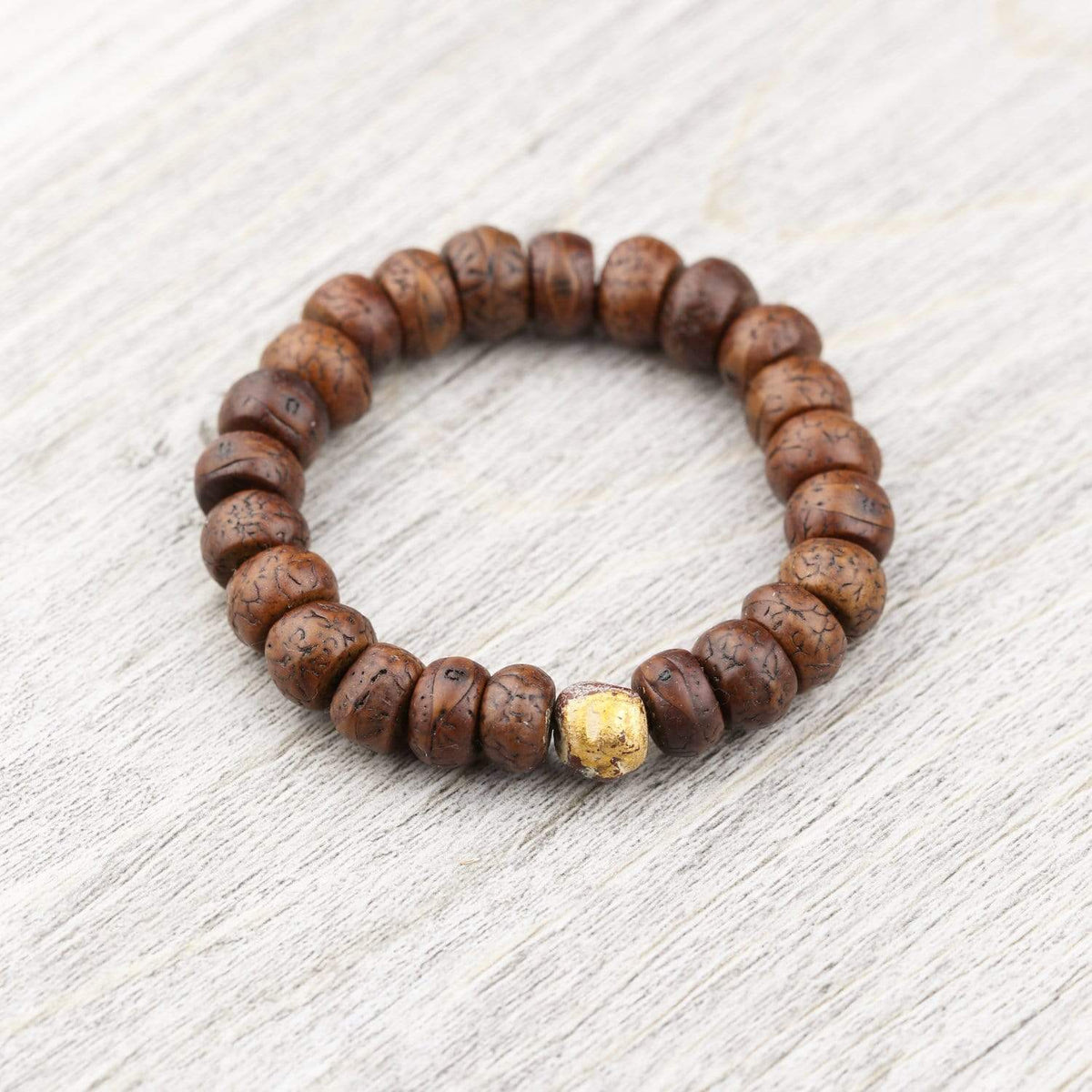 Bodhi and Buddha Bead Wrist Mala Bracelet - DharmaShop