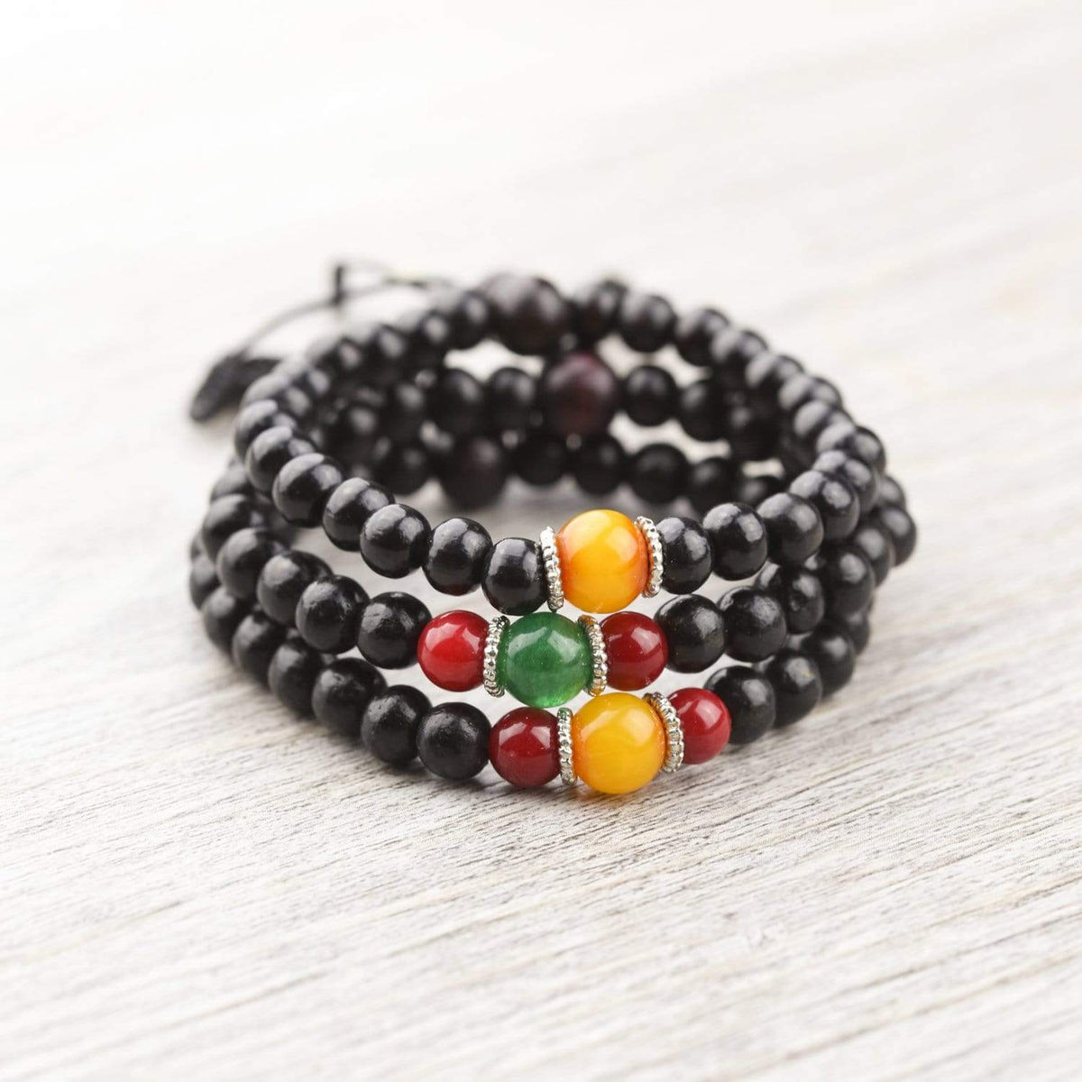 Rosewood Wrist Mala Stack! Bracelet - DharmaShop