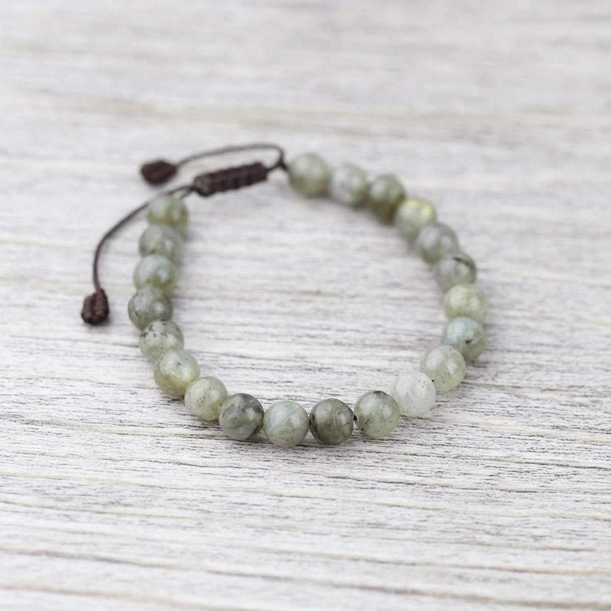 Stone of Transformation Labradorite Wrist Mala Bracelet - DharmaShop